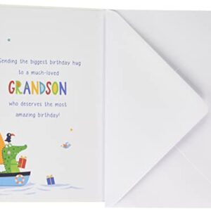 Regal Publishing Juvenile Birthday Card Age 4 Grandson - 9 x 6 inches -