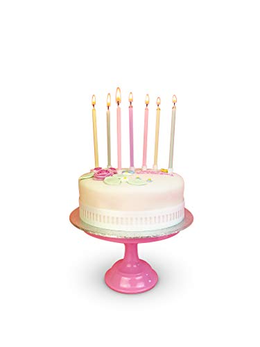 Talking Tables Pack of 16 - Size 10cm Pastel Birthday Candles Make Your Cake Extra Special This Year.