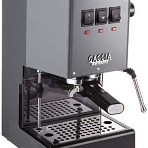 Gaggia RI9380/51 Classic Evo Pro Espresso Machine, Industrial Grey, Small