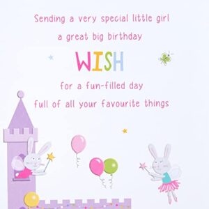 Regal Publishing Juvenile Birthday Card Age 3 Great Granddaughter - 9 x 6 inches