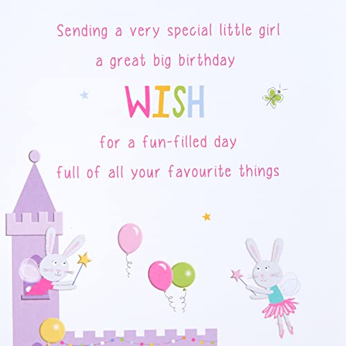 Regal Publishing Juvenile Birthday Card Age 3 Great Granddaughter - 9 x 6 inches