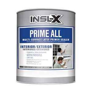 insl-x ap100009a-04 prime all multi-surface acrylic primer, white 32 fl oz (pack of 1)