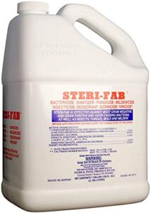 steri-fab bactericide, sanitizer, fungicide, mildewcide, insecticide, deodorant & virucide - 1 bottle (gallon)