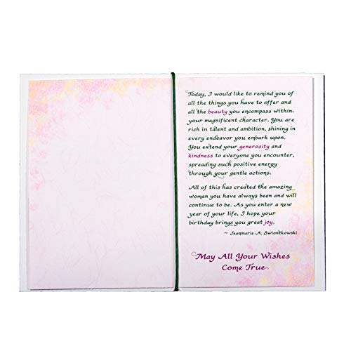 Blue Mountain Arts Greeting Card “Happy Birthday to an Incredible Woman” Is a Sweet and Inspiring Way to Send Warm Birthday Wishes to a Mom, Sister, Daughter, Wife, or Friend, Woman Birthday