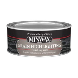 minwax 401140000 finishing wax, grain highlighting