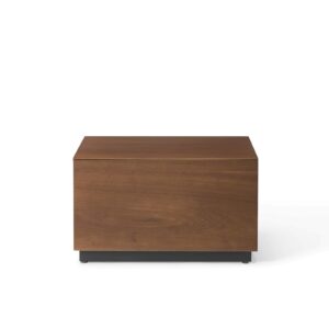 Modway Caima Mid-Century Modern Nightstand with Drawer in Walnut