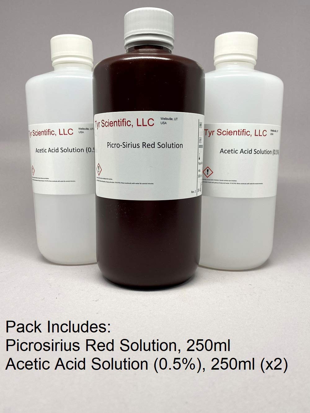 Picrosirius Red Stain Pack (for Collagen), 250ml