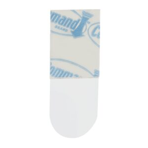 Command Mini Clear Refill Strips for Command Decorating Clips - 40 Adhesive Strips - Hanging Clips for Decorations and Fairy Lights - Damage Free Hanging