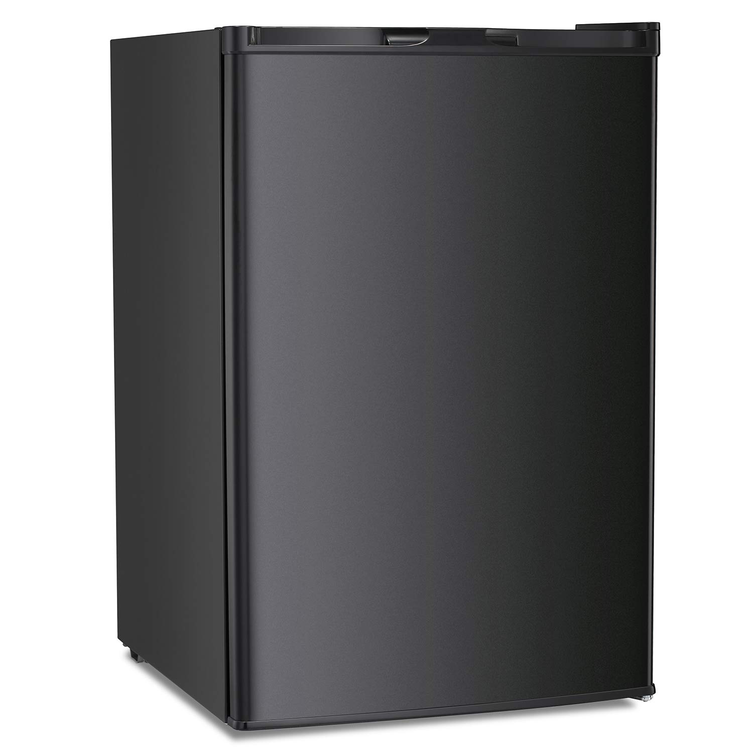 Antarctic Star Upright Freezer 3.0 Cu.ft, Compact Mini Freezer with Reversible Single Door, Temperature Control, Removable Shelves, Small freezer Stainless Steel for Dorms Home Office, Black