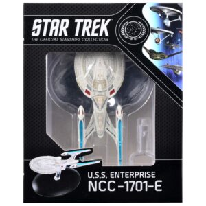 hero collector| star trek the official starships collection | eaglemoss model ship box u.s.s. enterprise ncc-1701-e