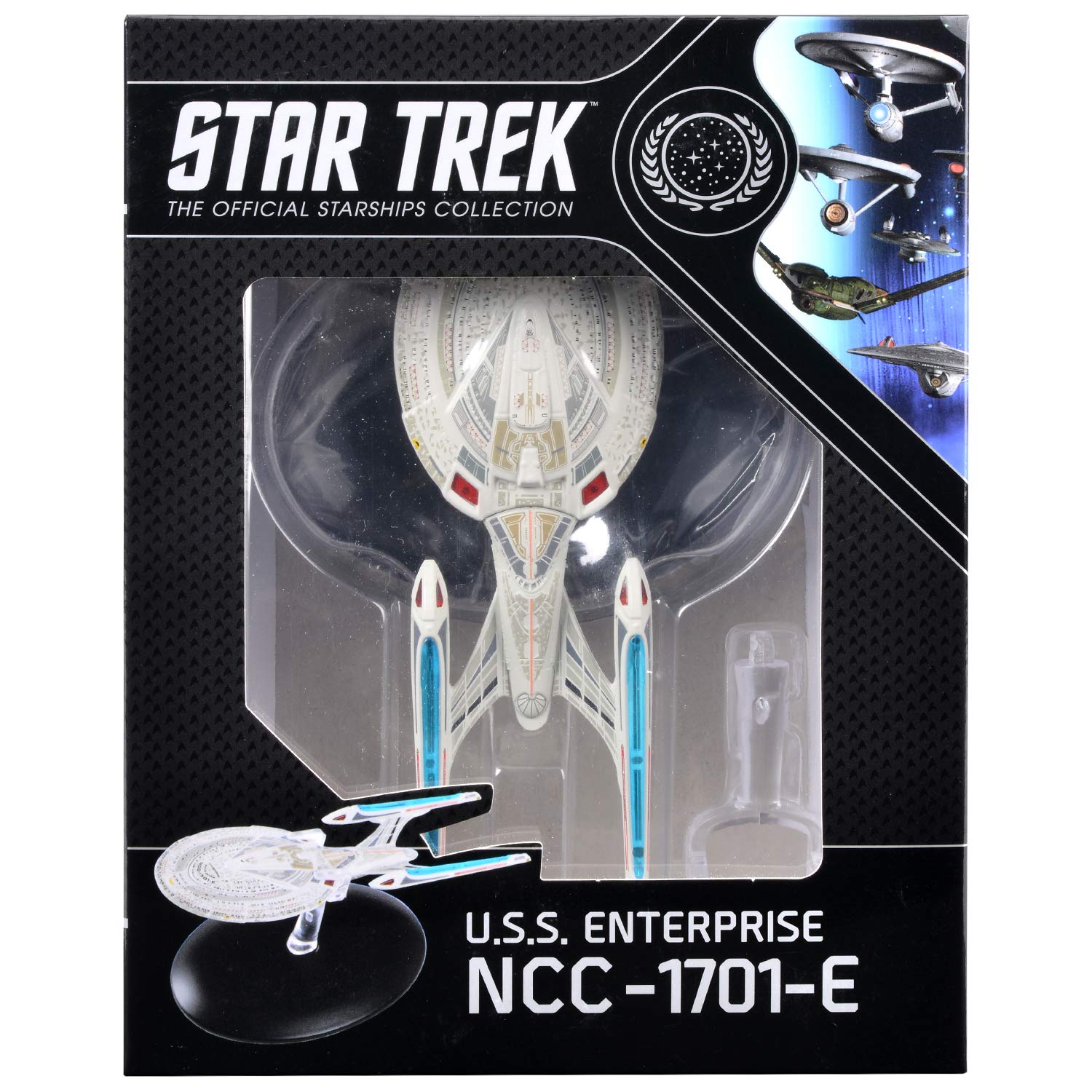 Hero Collector| Star Trek The Official Starships Collection | Eaglemoss Model Ship Box U.S.S. Enterprise NCC-1701-E