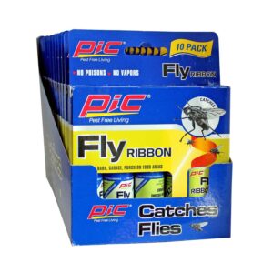 pic fly ribbon, 10 count box, 12 pack - 120 ribbons total