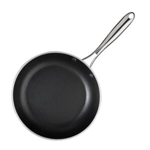 gotham steel copper cast 12” large nonstick frying pan with ultra durable mineral and diamond triple coated 100% pfoa free, skillet with stay cool stainless-steel handle, oven & dishwasher safe