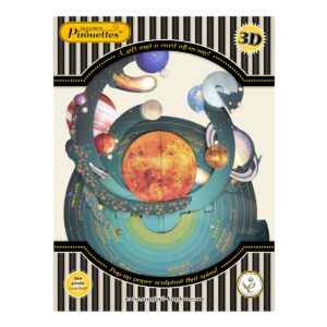 SANTORO Pirouette, 3D Pop Up Greeting Card - Solar System - For Kids, For Him, For Her | Space Card For Birthday