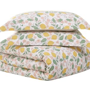 Brooklyn Loom Lemon Verbena 3-Piece Full/Queen Duvet Cover Set (DCS3577FQ-1800)