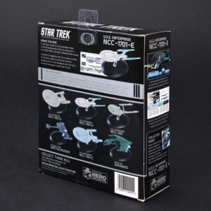 Hero Collector| Star Trek The Official Starships Collection | Eaglemoss Model Ship Box U.S.S. Enterprise NCC-1701-E