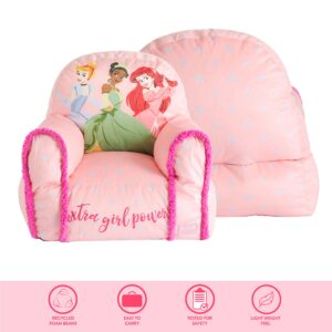 Disney Princess Bean Bag Sofa Chair - Large Size for Kids - Comfortable and Lightweight Plush Furniture - Perfect for Playrooms or Bedrooms