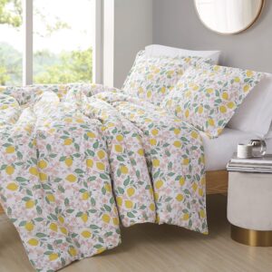 Brooklyn Loom Lemon Verbena 3-Piece Full/Queen Duvet Cover Set (DCS3577FQ-1800)