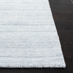 SAFAVIEH Mirage Collection Area Rug - 9' x 12', Light Grey, Handmade Modern, Ideal for High Traffic Areas in Living Room, Bedroom (MIR275G)