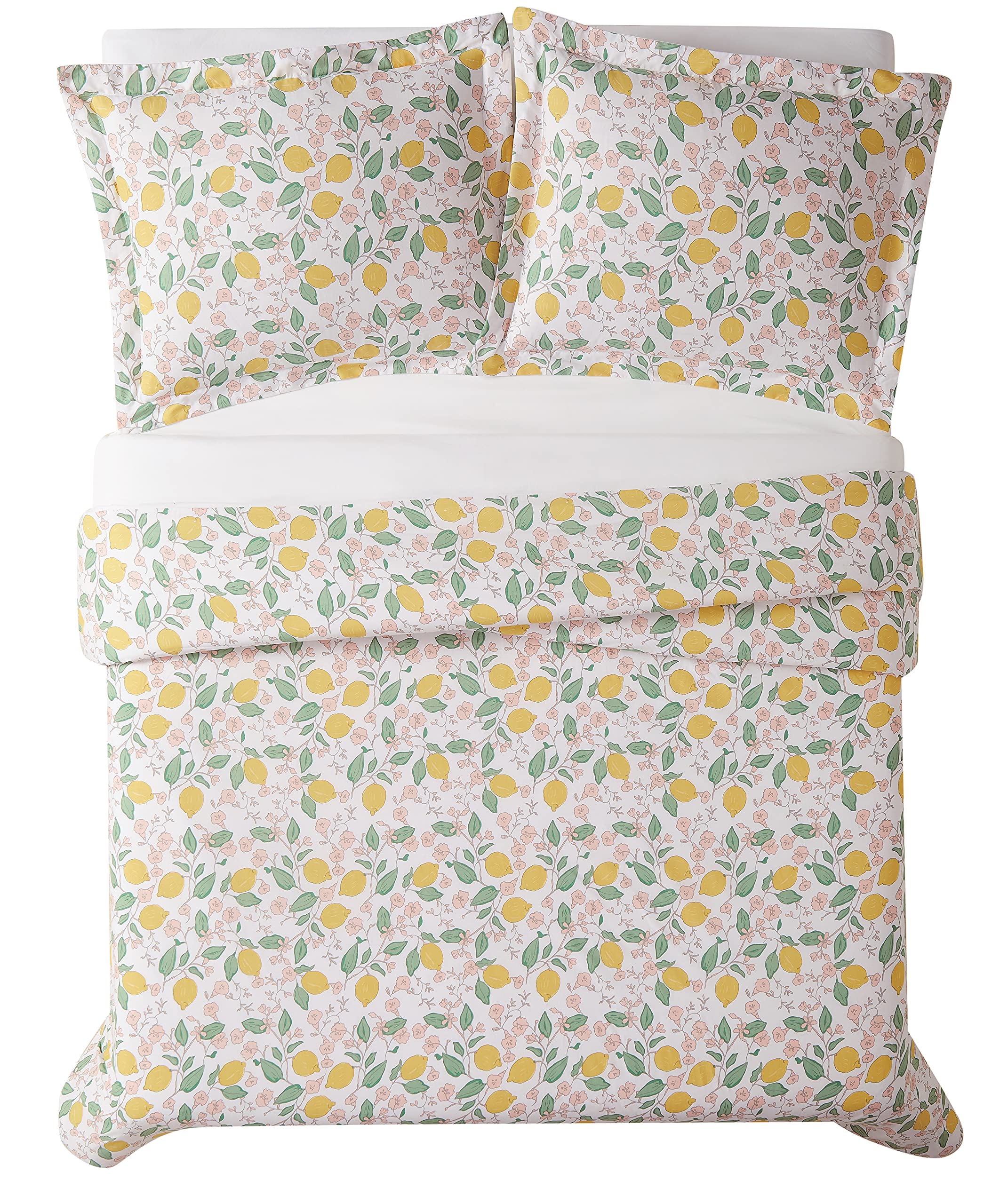 Brooklyn Loom Lemon Verbena 3-Piece Full/Queen Duvet Cover Set (DCS3577FQ-1800)