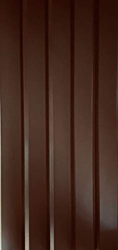 Mobile Home Skirting Dark Brown Box of 8 Solid Panels 16" Wide by 46" Tall. Premium 40 Mil Thickness