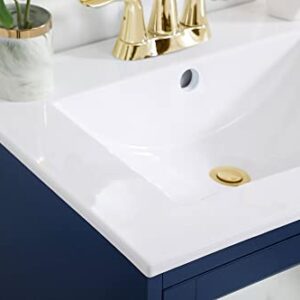 Elegant Kitchen and Bath 24 inch Bathroom Vanity Cabinet - Blue