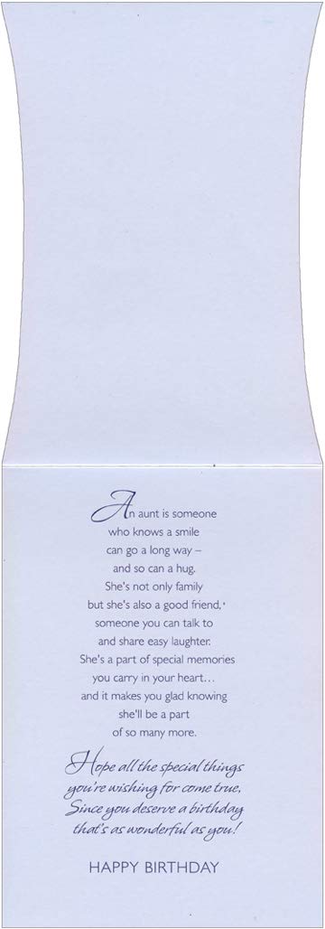 Designer Greetings What is an Aunt? Birthday Card