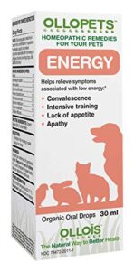 ollopets energy, organic homeopathic remedy for all pets, 1 fl ounce