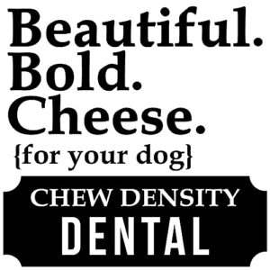 Yellow Yak Happy Teeth Dental Cheese Chew | USA Made | Lactose - Soy - Grain - Gluten Free | for All Dogs | 2 Dental Chews | Real Cheese Flavor