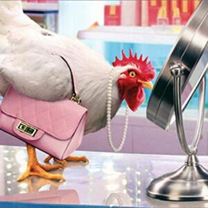 Avanti Press Chicken, Pink Purse and Makeup Mirror StandOuts Pop Up Funny/Humorous Feminine Birthday Card for Her : Woman : Women