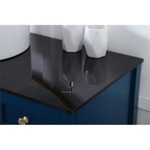 Elegant Kitchen and Bath 48 inch Vessel Sink Bathroom Vanity Cabinet - Blue