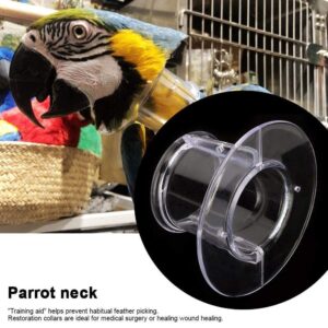 Pet Parrot Anti-bite Picking Wound Healing Protective Neck Cover Collar Adjustable Recovery Pet Recovery Collar Recovery Pet Cone for Bird Collar Wound Healing Practical