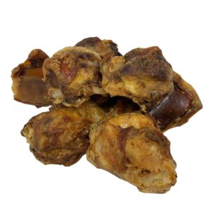 Amazing Dog Treats - Meaty Knee Cap Bones (5 Count) - Sourced from Premium Grass Fed Cattle - Knee Cap Bones for Dogs - Long Lasting Dog Chew Bones - Smoked Tasty Dog Bones for Aggressive Chewers