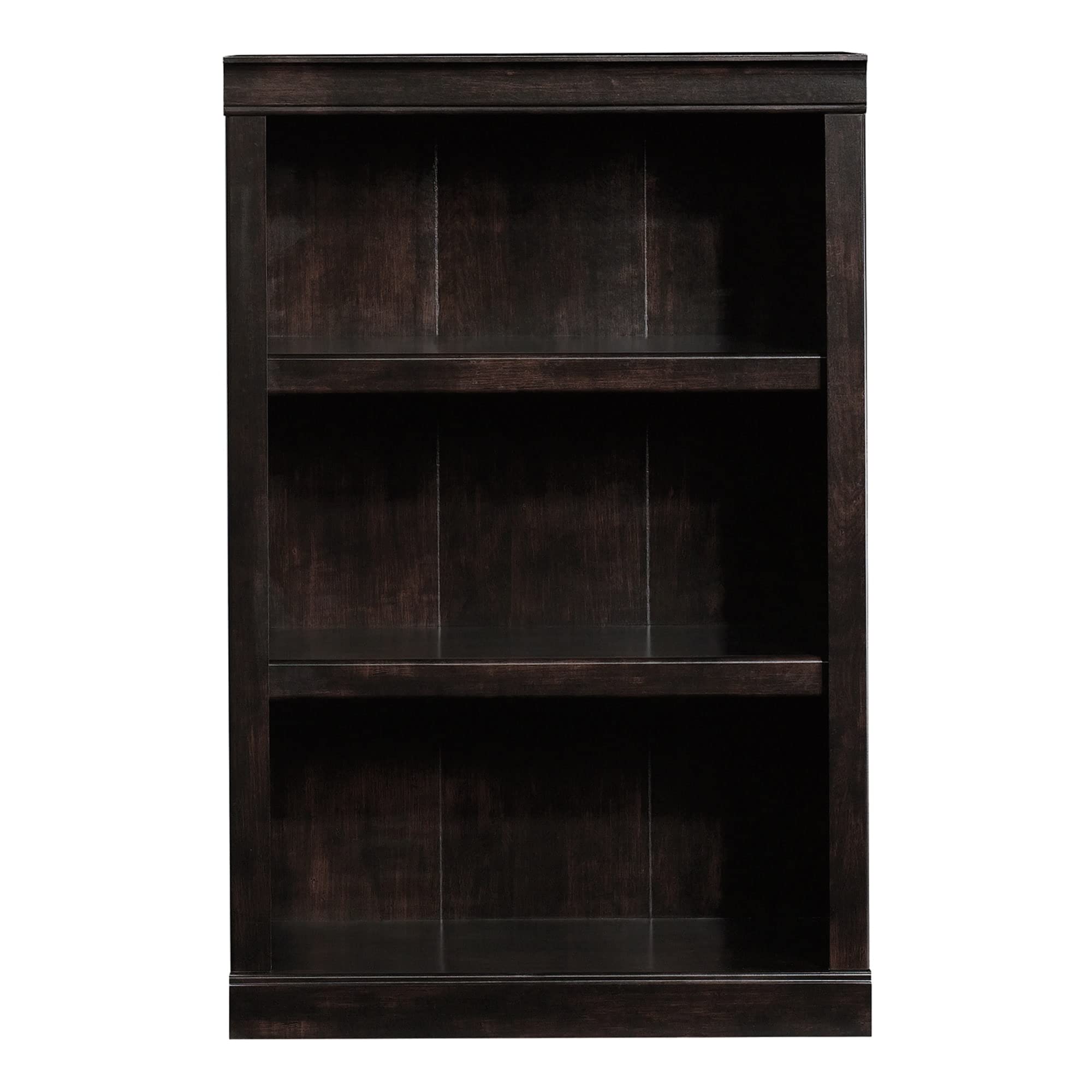 Realspace® 45"H 3-Shelf Bookcase, Peppered Black