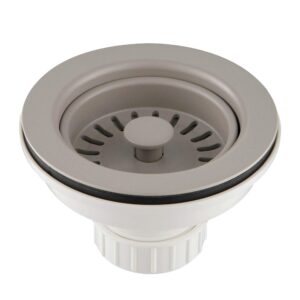 kraus kitchen sink strainer for 3.5-inch drain openings in truffle, pst1-tr