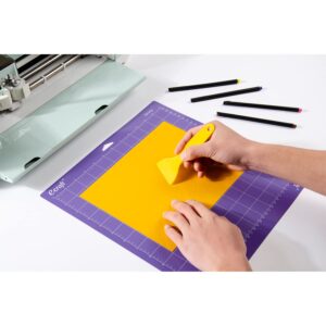 Ecraft 12"X12" Cutting Mat For Cricut - Include (Strong/Standard/Light) Adhesive Sticky (3 pack) Flexible Square Gridded Quilting Cut Mats Replacement for Crafts、Sewing and All Arts.（Variety)