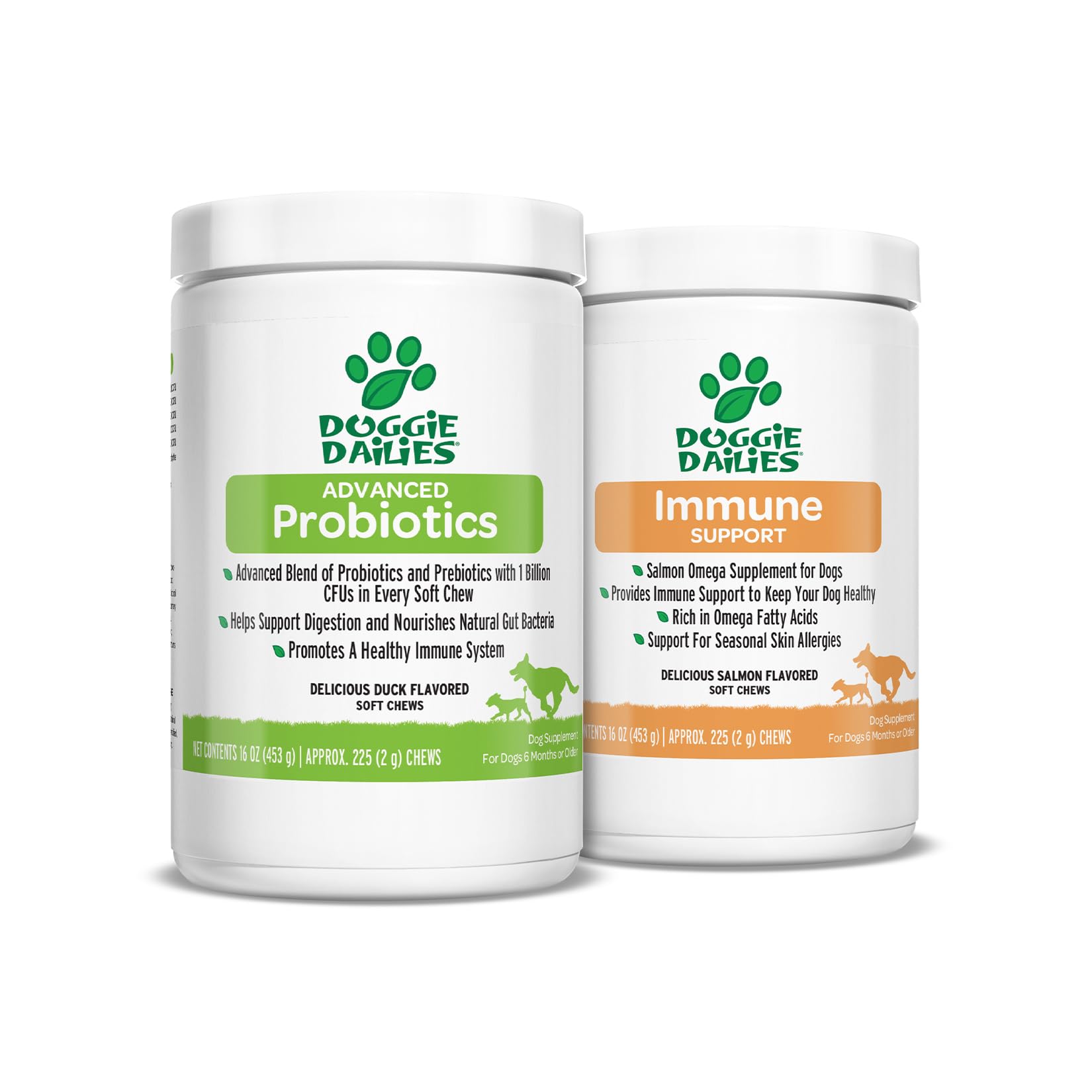 Doggie Dailies Bundle - Probiotics & Omega 3 Soft Chews