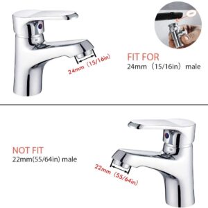 AITUOSI Bathroom Faucet Sprayer Attachment, Wall Mount, Polished