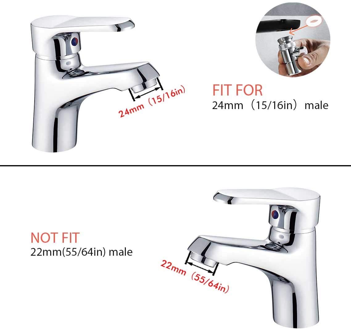 AITUOSI Bathroom Faucet Sprayer Attachment, Wall Mount, Polished