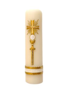 custody cross candle prayer mass jesus cirio handmade vela custodia