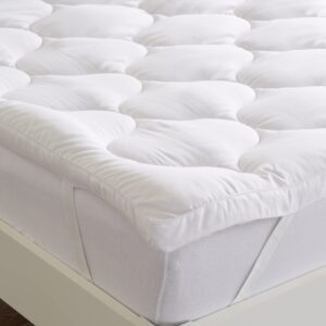 Ultra-Soft Mattress Topper. 2-Inch Thick Mattress Pad Cover. Fits Mattresses up to 18” Deep. Kyla Collection (Full)