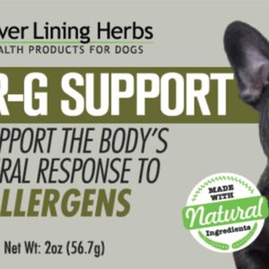 Silver Lining Herbs 34 Canine Al-R-G - Herbal Allergy Supplement for Dogs - Natural Allergy Support for Dogs - Boosts a Dog's Healthy, Normal, and Natural Response to Allergens - 2 Ounce Jar