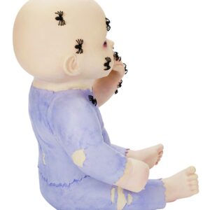 Spirit Halloween Spider Biter Billie Zombie Baby Decoration | Halloween Décor | Horror Décor | Creepy Baby Doll | Scary Decoration