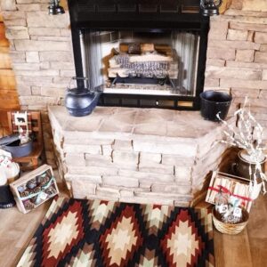 Goods of the Woods Cabin Pine Cones Hearth Rug