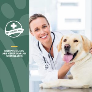 NaturVet Hemp Advanced Joint Health Dog Supplement Plus Hemp Seed – Helps Support Joint Health in Dogs – Includes, Collagen, Glucosamine, MSM, Chondroitin, Omegas – 60 Ct.