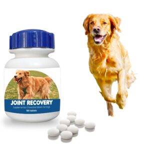 cocoo dog, ferret & rabbit glucosamine, joint recovery chewable tablets, 180 flavored tablets, improves flexibility & mobility