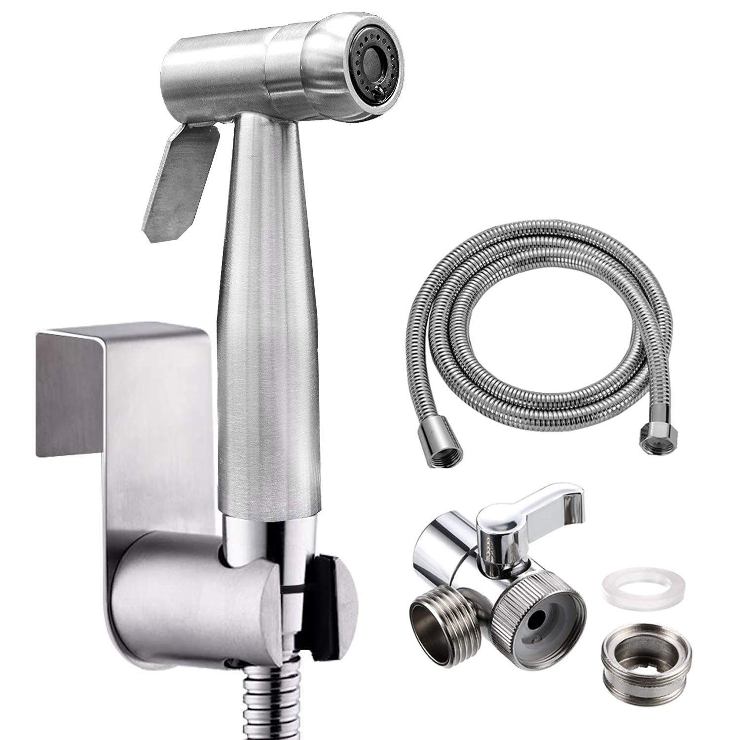 AITUOSI Bathroom Faucet Sprayer Attachment, Wall Mount, Polished