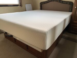 sleep adventure 10" cooling mattress with graphite infused memory foam… (short queen)