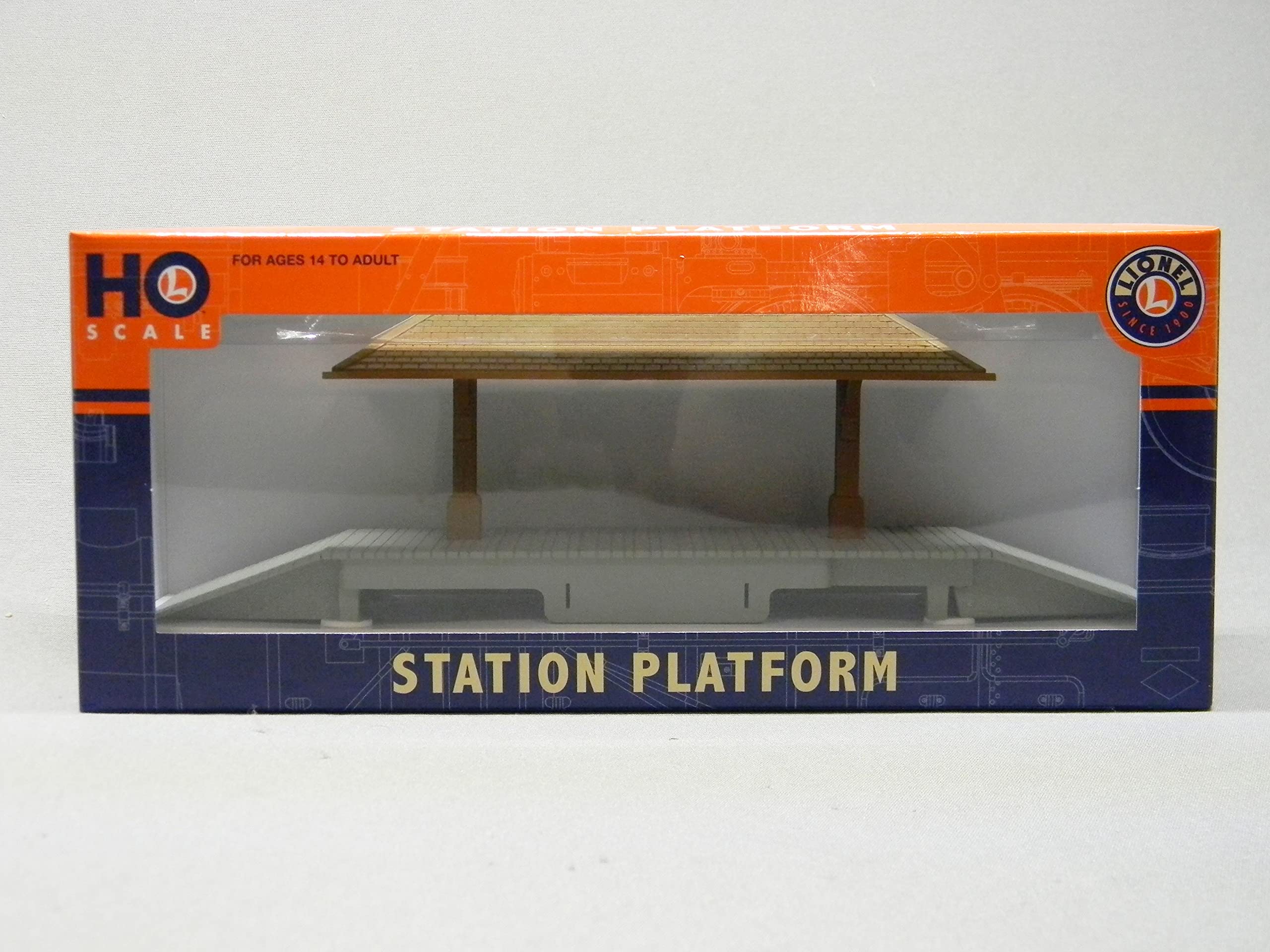 Lionel Lighted Station Platform (Brown) HO Scale