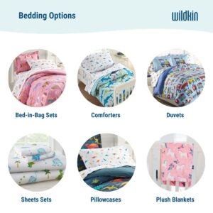 Wildkin 100% Cotton 7 Pc Full Bed-in-A-Bag for Boys & Girls, Bedding Set Includes Comforter, Flat Sheet, Fitted Sheet, Two Pillowcases and Shams, Bed Set for Cozy Cuddles (Horses)